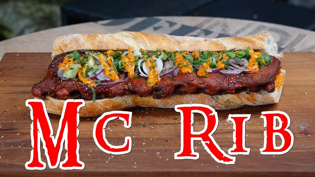 Mc RIB im Grill & Chill Style | DIY McRib | i`m lovin`it | Grill ...