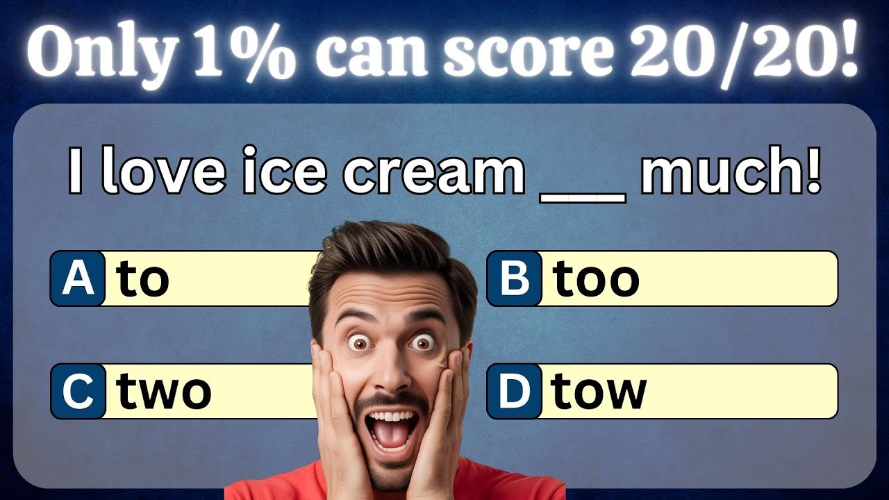 Confusing Words Quiz #2 | Can You Pick the Right Word? 🤔🔥 | Test Your ...