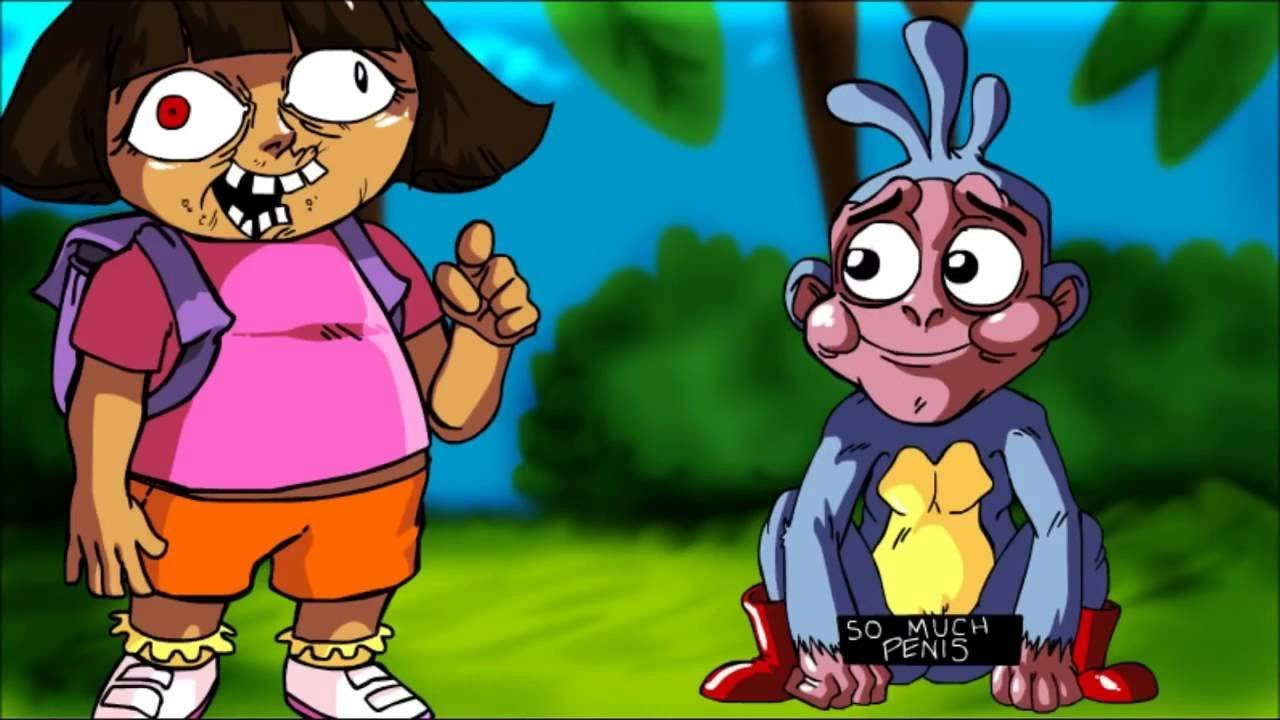 DORA LA EXPLOTADORA VS SHREK EL VIOLADOR PARODIA - YouTube