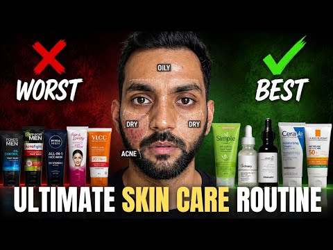 The ULTIMATE Skincare Routine for Men (All Skin Types)| Oily, Dry & Acne-Prone Skin Guide | ANKIT TV