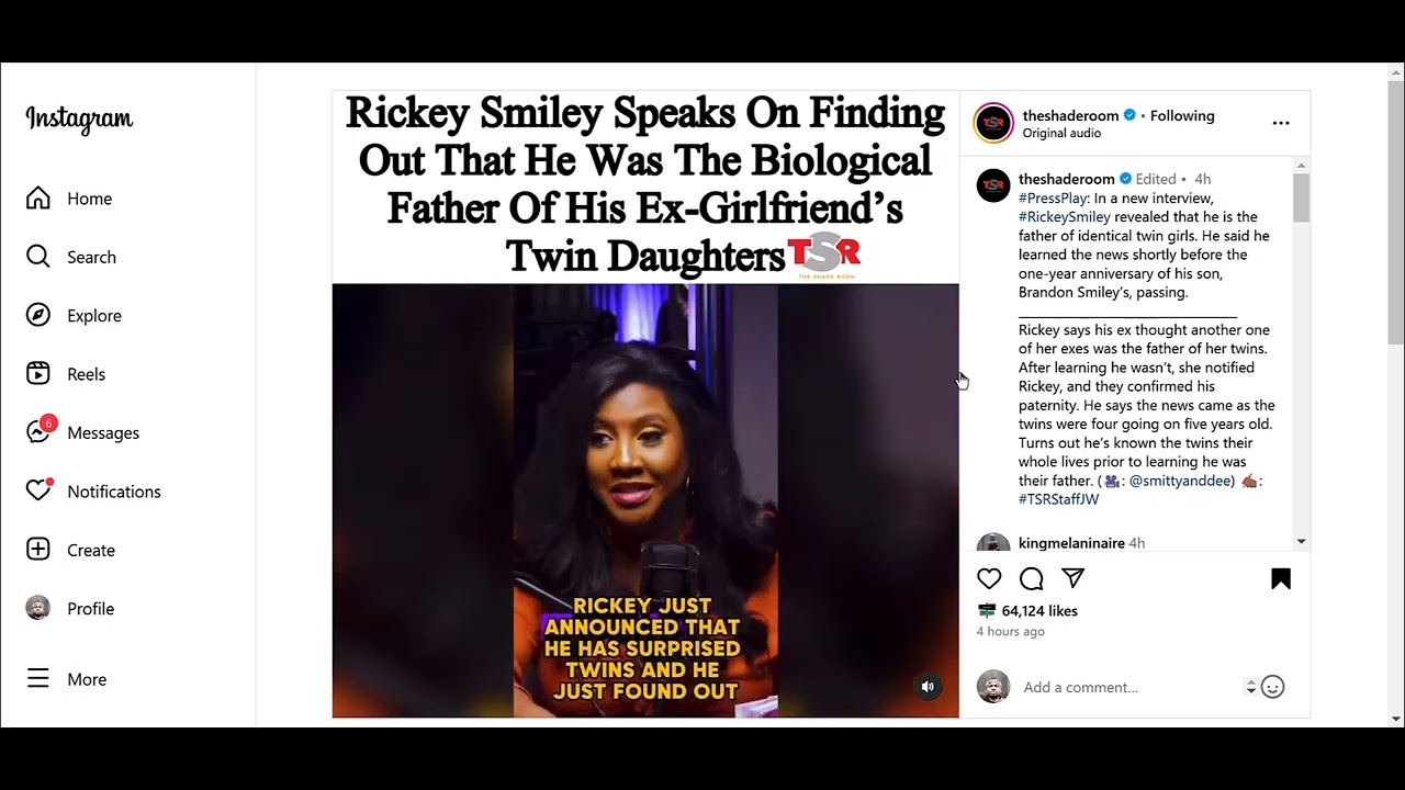 20 YEARS A SIDECHICK - RICKEY SMILEY STORY (PATERNITY FRAUD) - YouTube