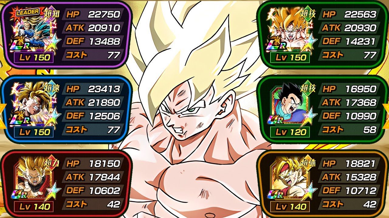 FULL GUARD TEAM SHOWCASE! Dragon Ball Z Dokkan Battle - YouTube