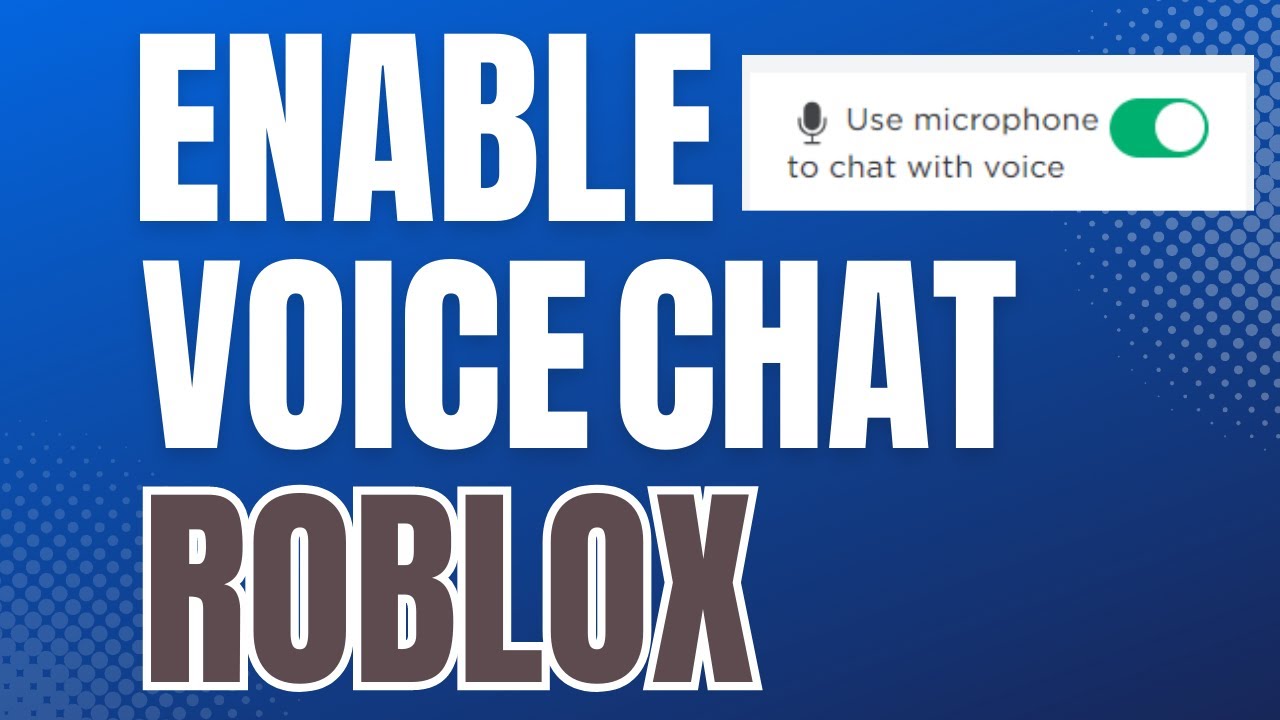 How to get voice chat option on roblox mobile 2023 - Enable Roblox ...
