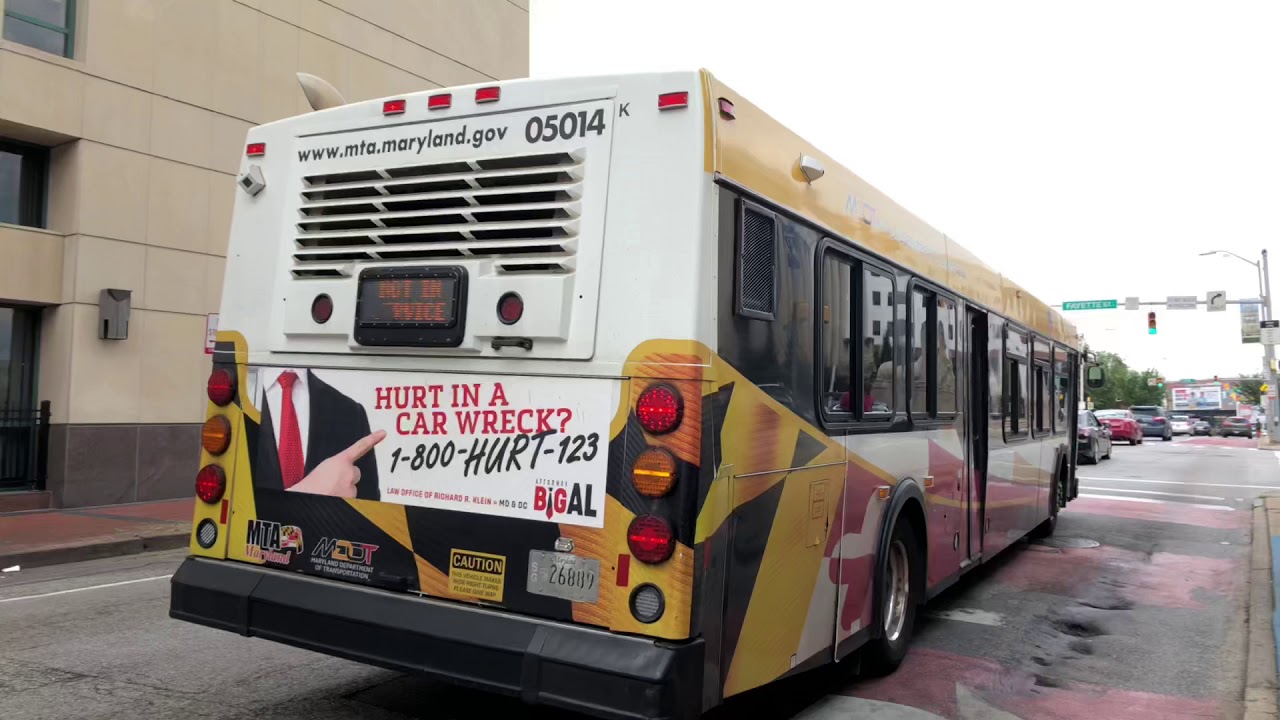 MTA Maryland 2005 New Flyer Industries D40LF 05014 - YouTube