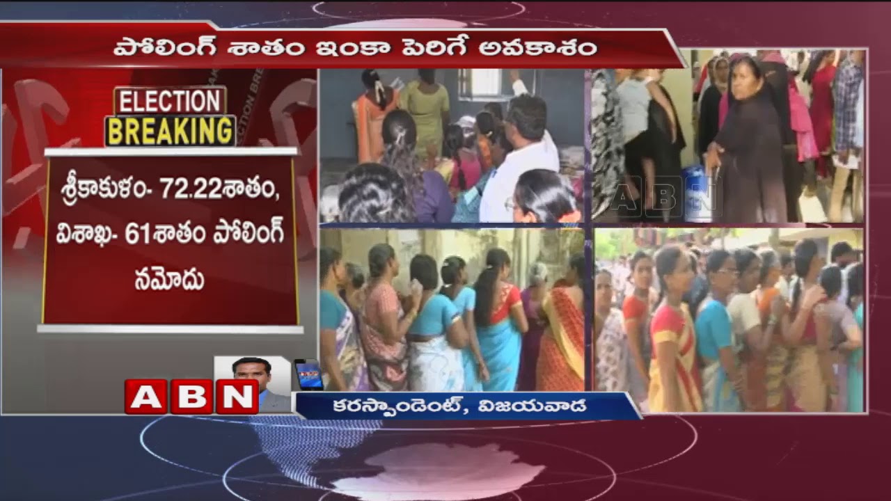 Polling Turnout in AP | Updates on Polling Percentage | Elections 2019 ...