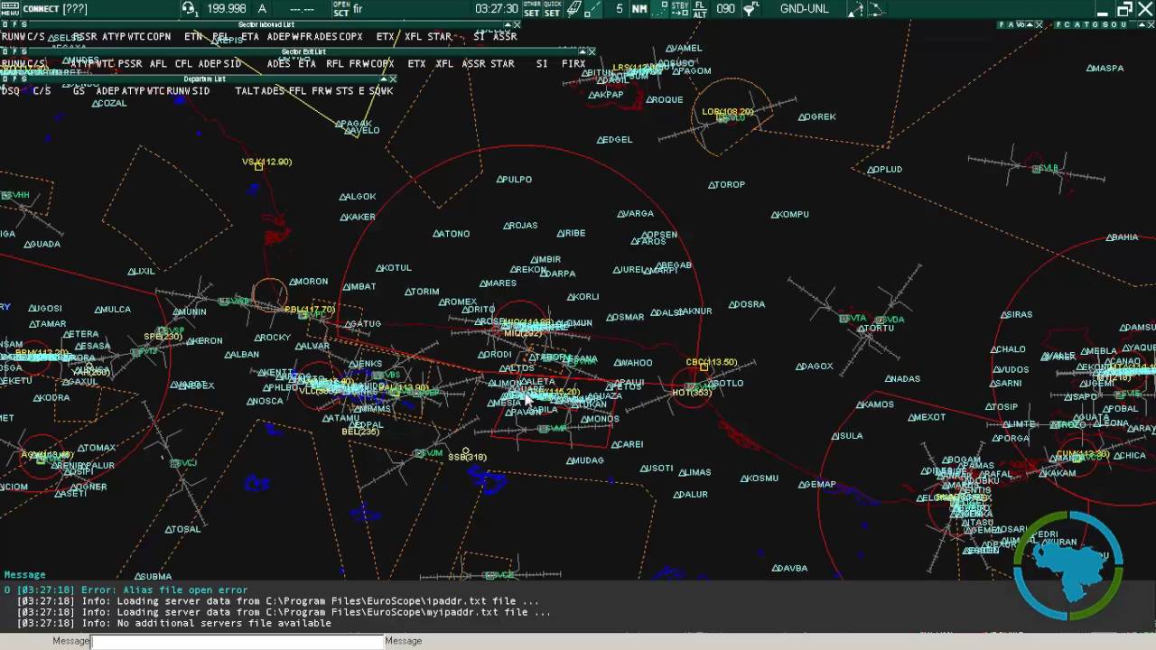 Instalación inicial EuroScope VATSIM Venezuela - YouTube