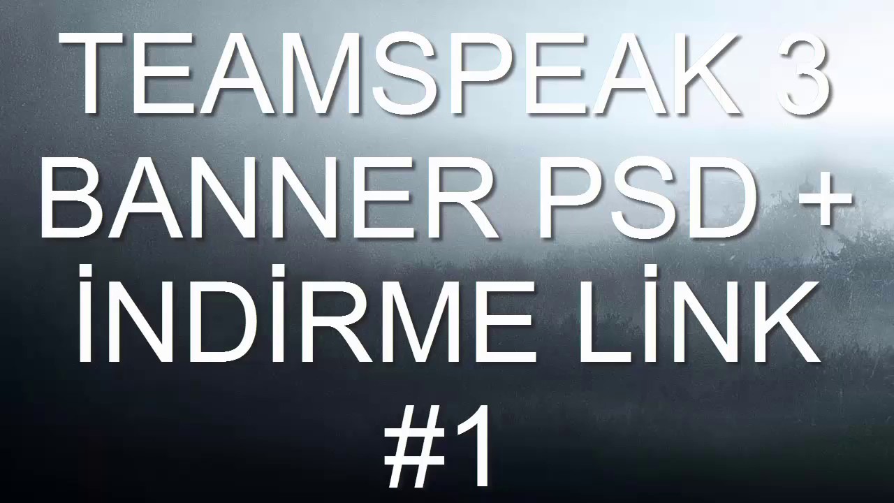 Teamspeak 3 Banner PSD + İndirme Link ★ #1 - YouTube