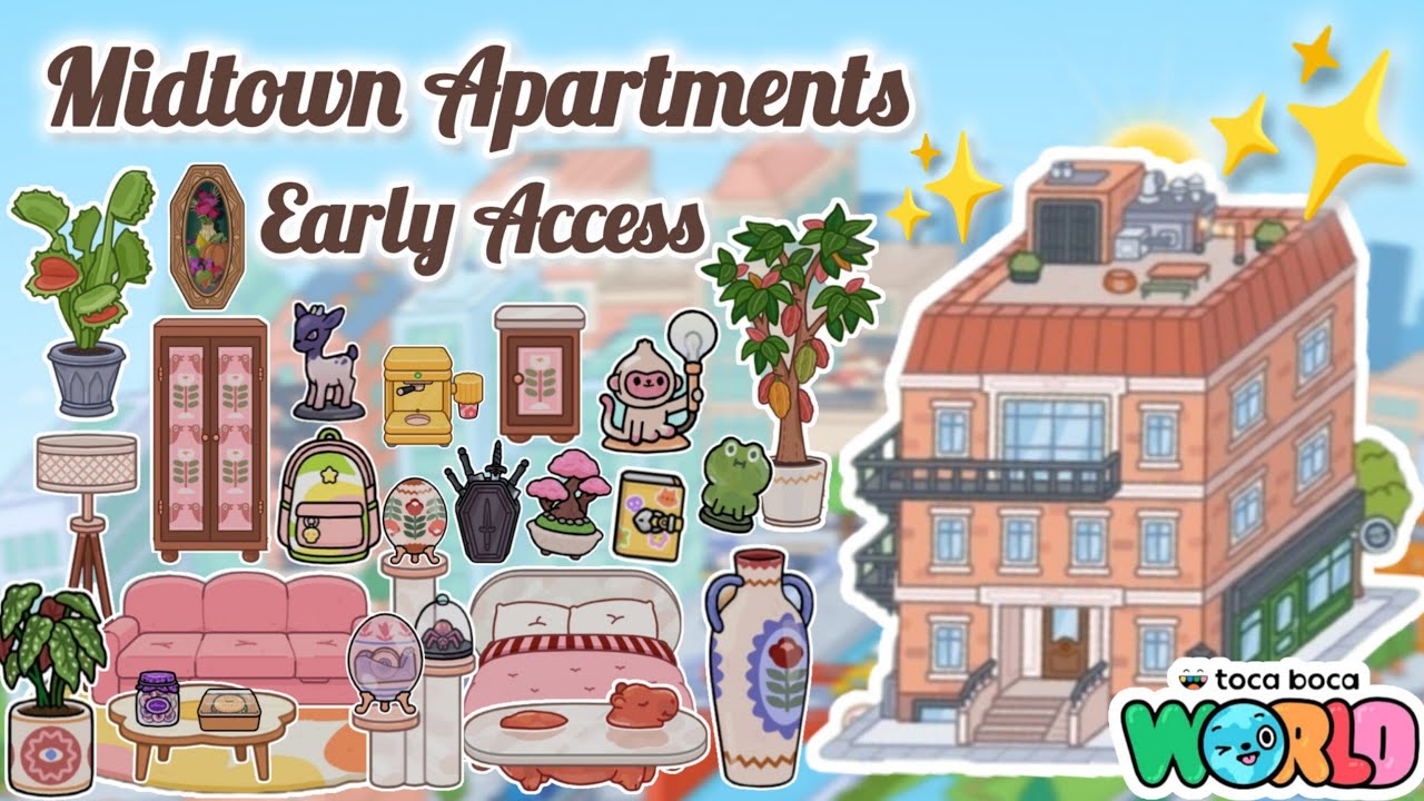 Midtown Apartments Toca Boca World - YouTube