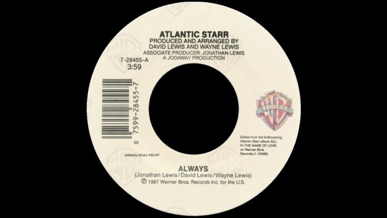[1987] Atlantic Starr ∙ Always - YouTube