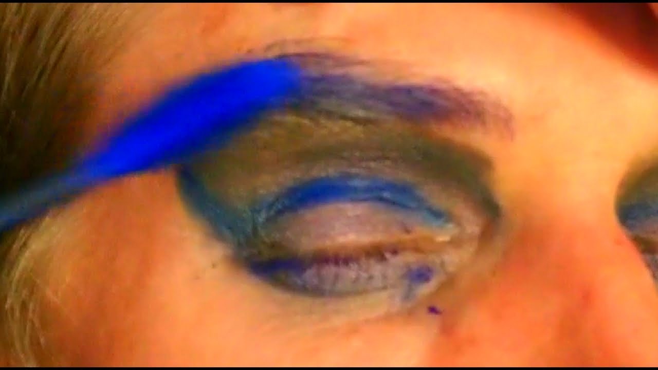 Rockstar eye makeup - YouTube