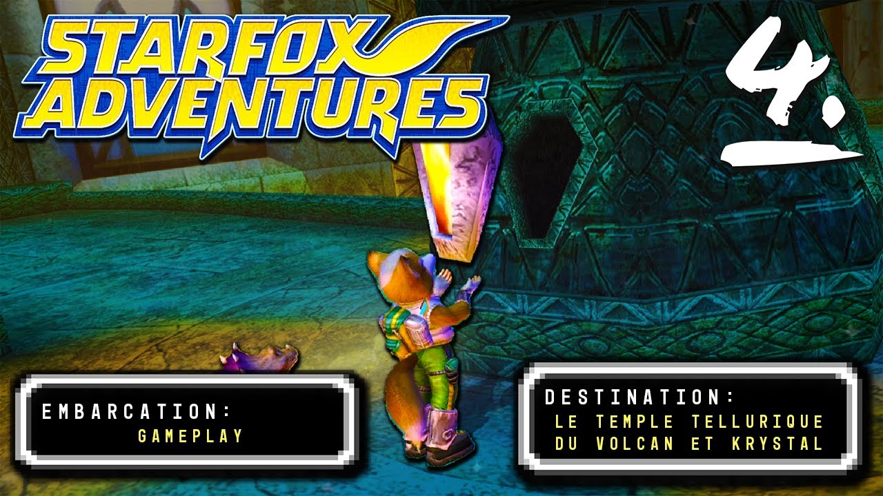 Le Temple Tellurique du Volcan Et Krystal | Starfox Adventures - LET'S ...