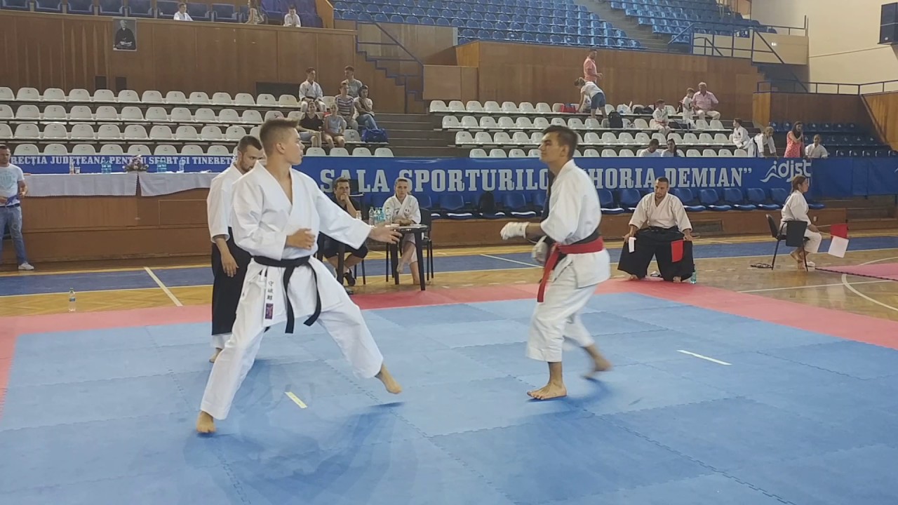 Kumite - Alin MUSAT vs Alin Plesca - shushin Octavian URUC - Cupa ...