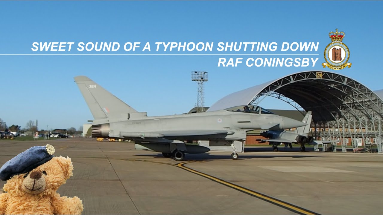 LISTEN TO THIS: Sweet Sound of the Eurofighter Typhoon SHUTTING DOWN ...
