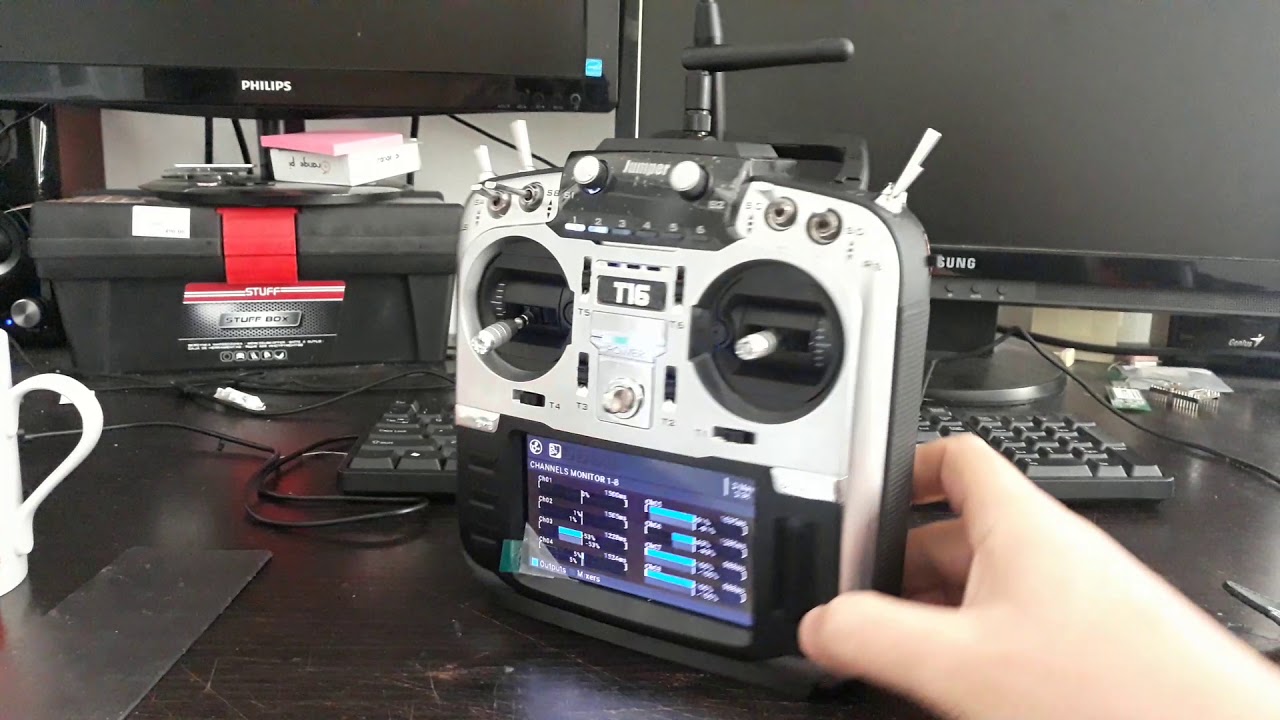 Jumper T16 pro v2 (hall gimbals) + qlrs 433mhz 1W - YouTube
