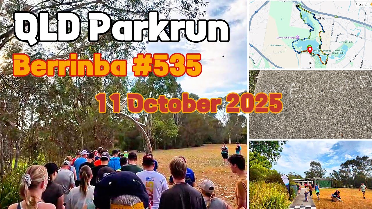 🎥 [Virtual Running POV] Berrinba parkrun – Full 5K Wetlands Loop ...