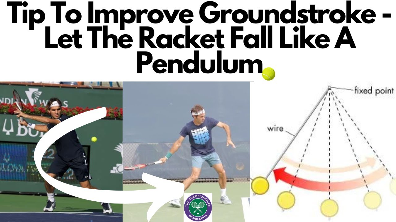 Improve Tennis Groundstroke - Let The Racket Fall Like A Pendulum ...