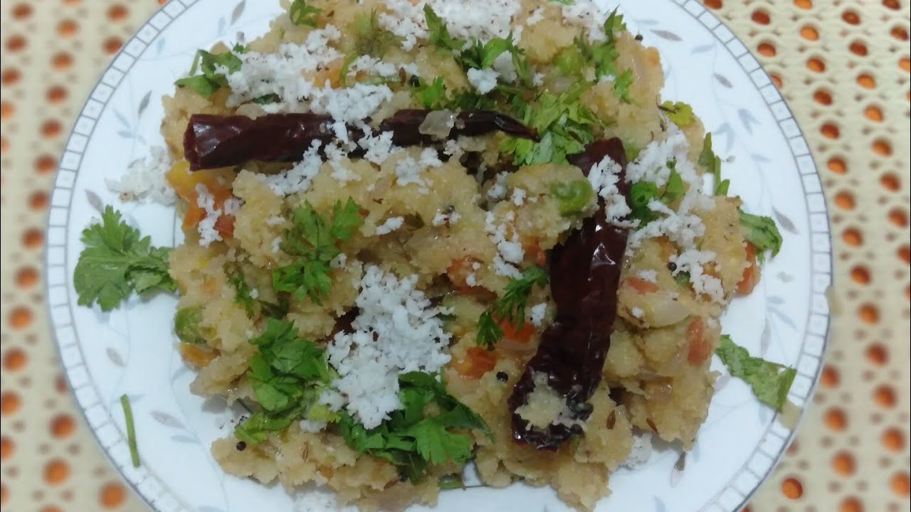 How to make upma in marathi | upma recipe | upma recipe - YouTube