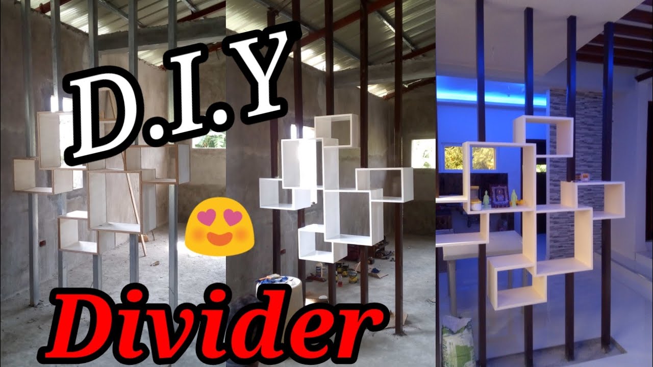 DIY divider for living room - YouTube