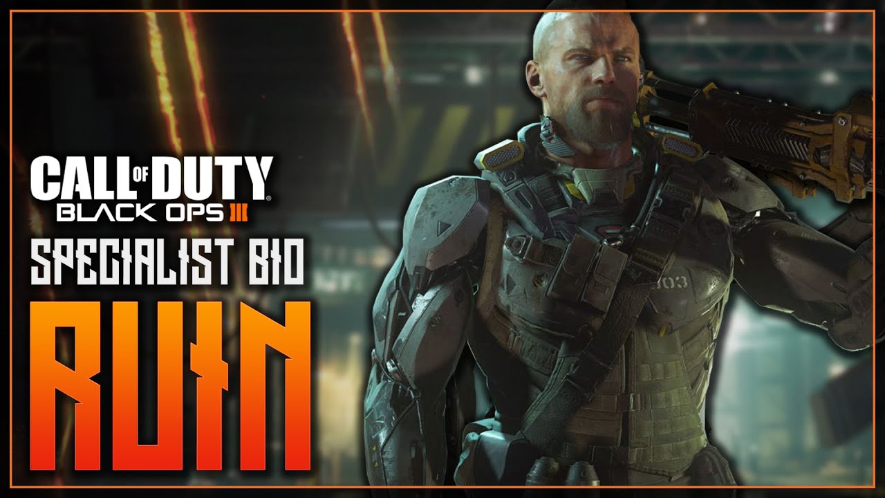 Black Ops 3 - DONNIE "RUIN" WALSH SPECIALIST BIO - IN DEPTH SPECIALIST ...