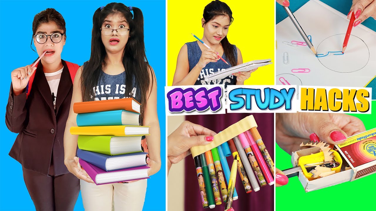 BRILLIANT *SCHOOL & STUDY HACKS* Everyone Should Know | Amazing DIY ...