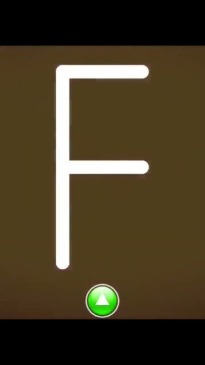 The Letter F | Learn to Write Alphabet With Letter School - YouTube