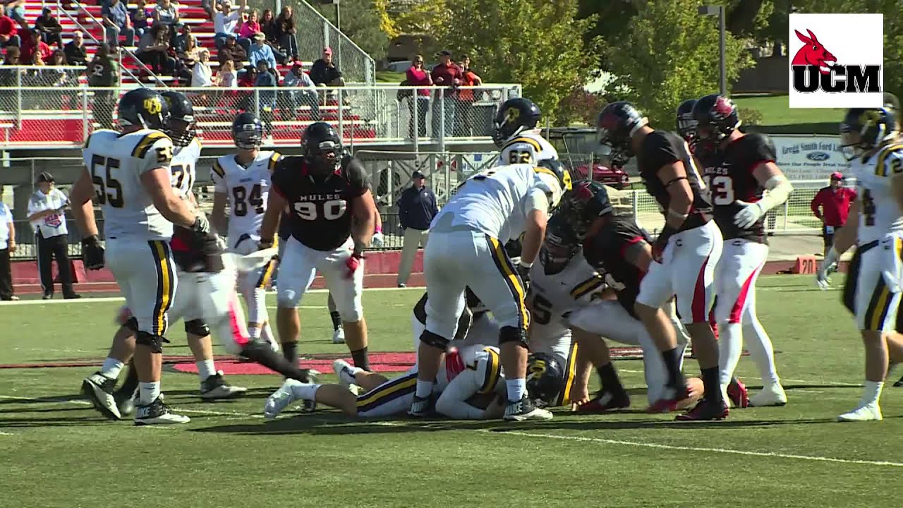 Mules Football: 31-19 Homecoming win for UCM over No. 22 UCO - YouTube