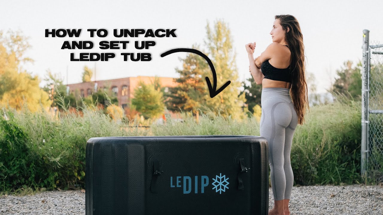 LEDIP Cold Water Therapy Tub Set-Up - YouTube