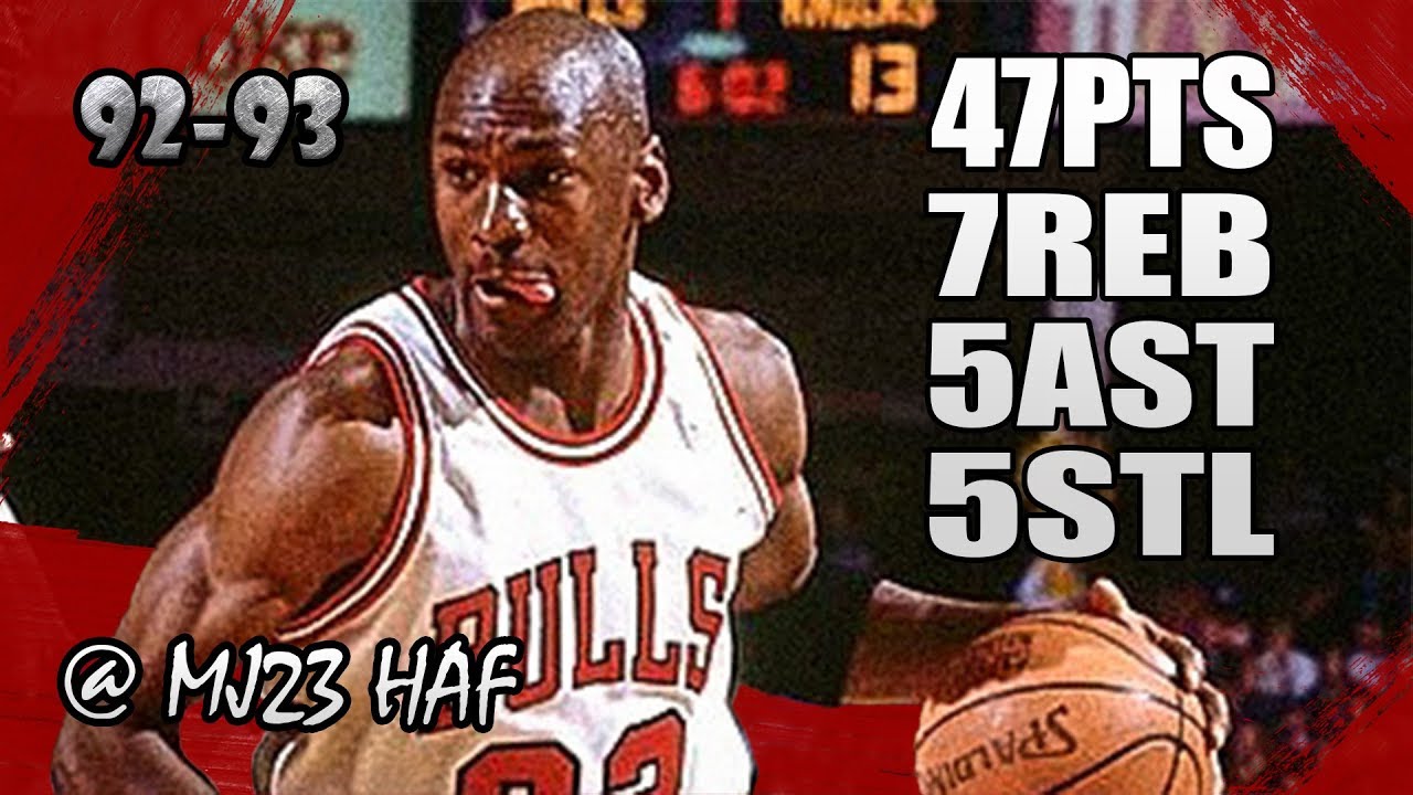 Michael Jordan Highlights vs Bucks (1993.04.16) - EFFORTLESS 47PTS ...