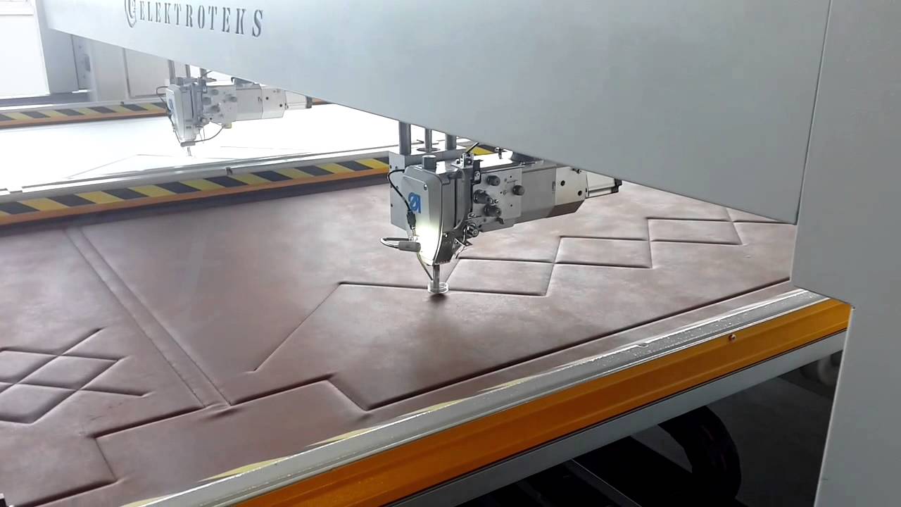 HYDRA - HeadBoard Quilting Machine - YouTube