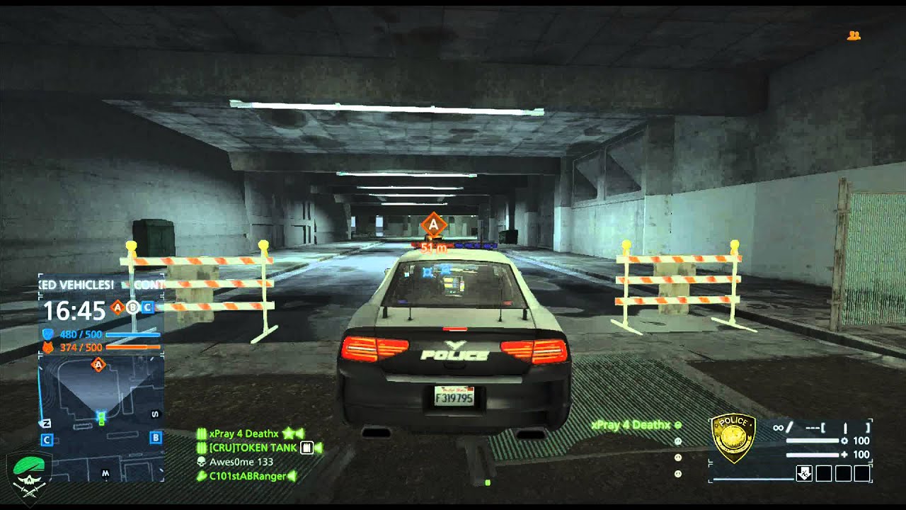 BFH2 C4 car flying - YouTube