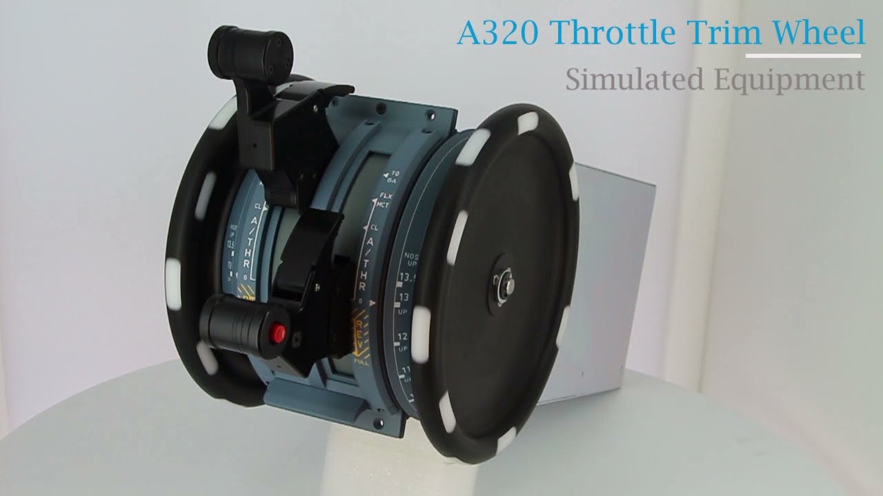 SOGECLAIR Equipment - Throttle TRIM A320 - YouTube