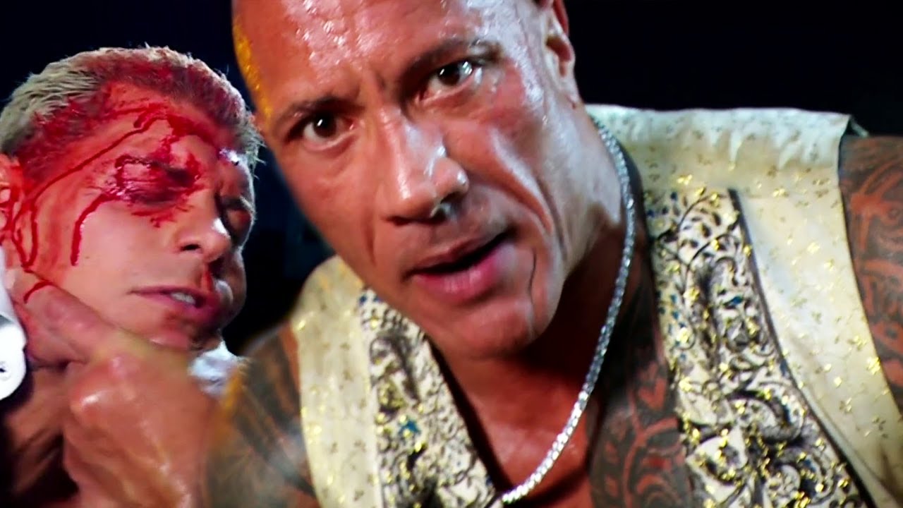 THE ROCK BLOODY'S CODY RHODES IN AMAZING RAW ENDING! - YouTube