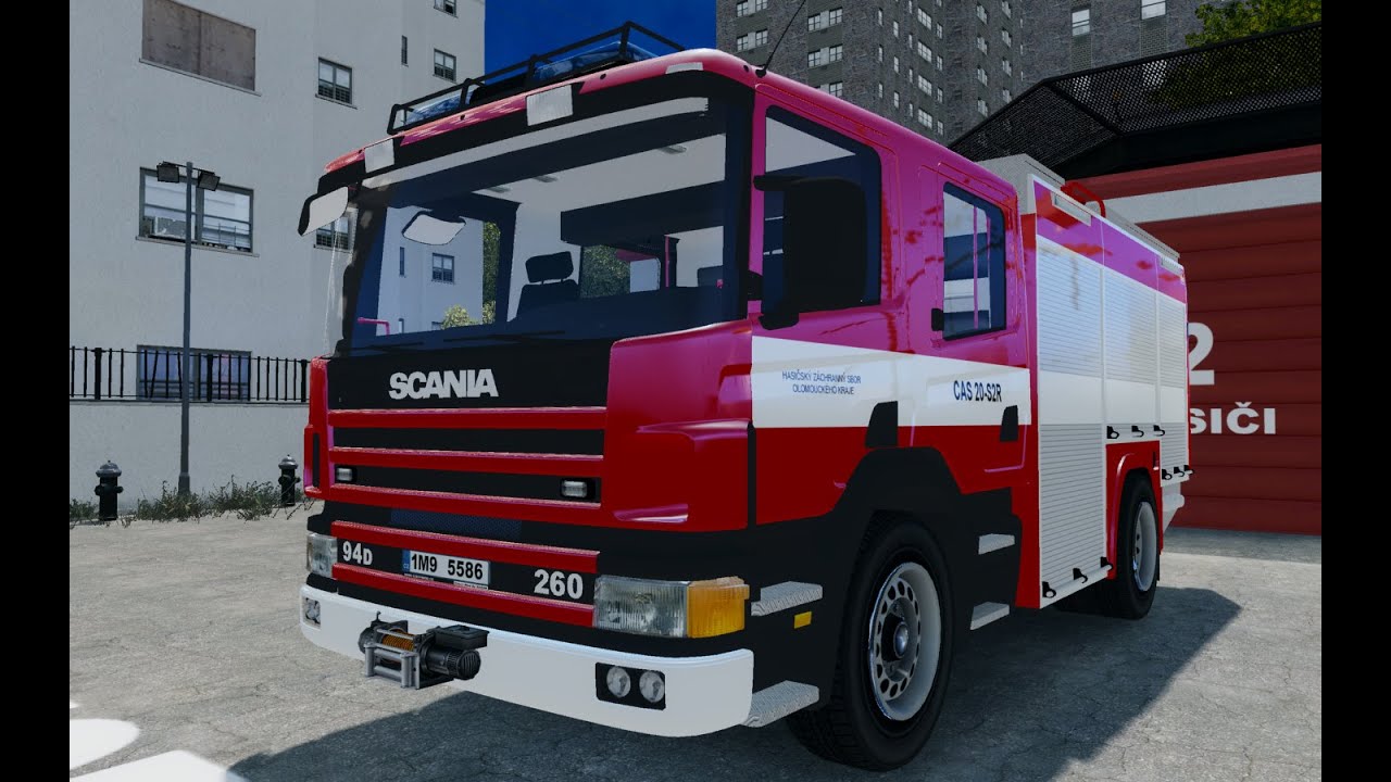 GTA IV Scania Fire Truck [HD] - YouTube