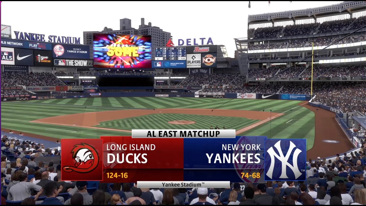 Long Island Ducks @ New York Yankees, Game 1 of 3 - YouTube