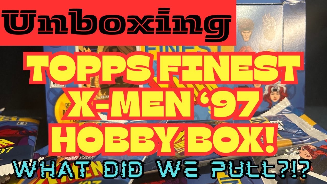 UNBOXING | Topps Finest X-Men '97 Hobby Box! What Did We Pull?? #xmen # ...