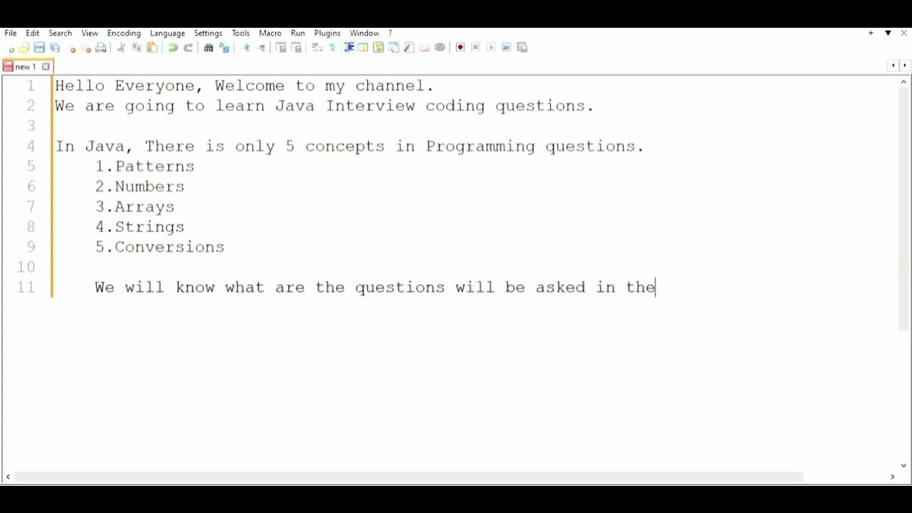 Java interview based programming concepts - YouTube