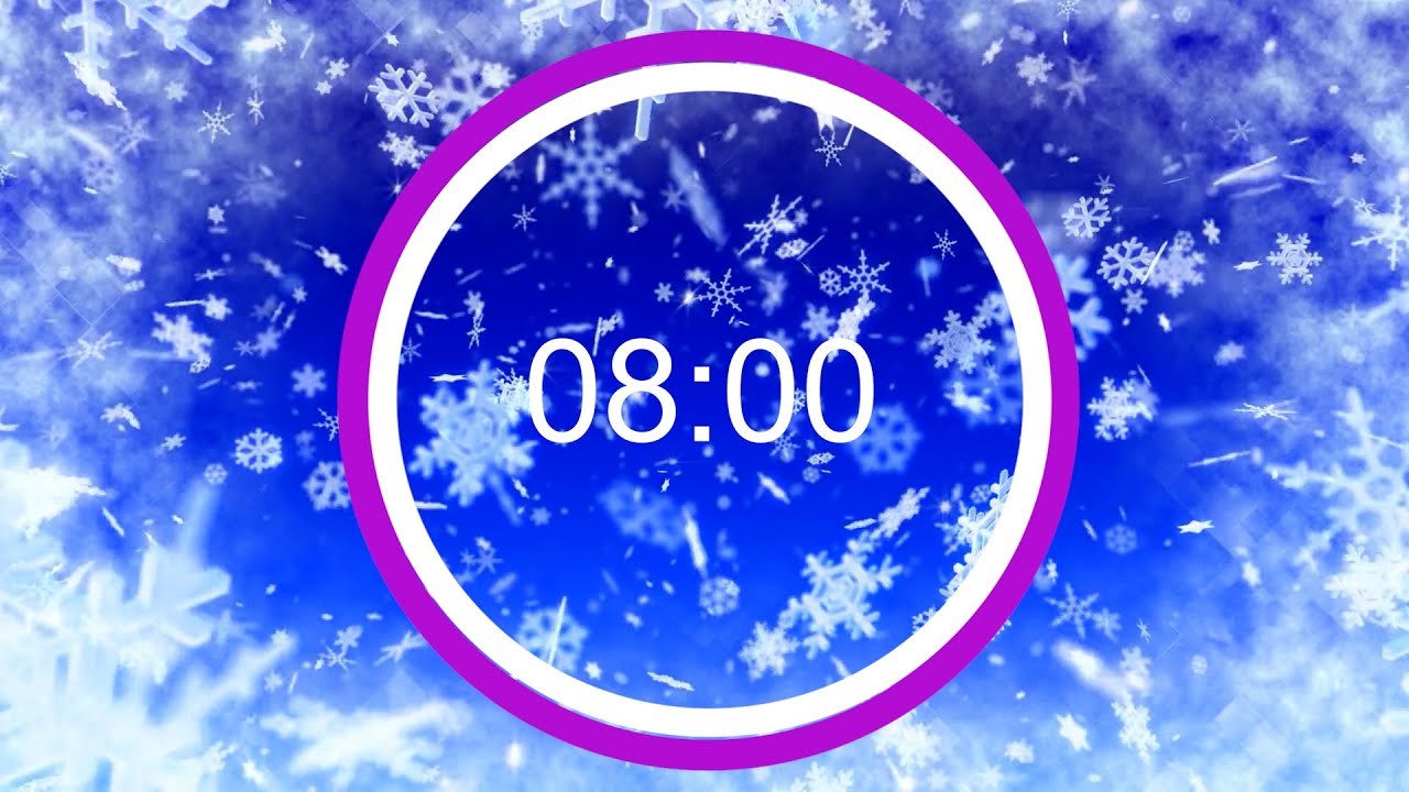 8 Minute Christmas Themed Timer | 8 minute Christmas Themed Countdown ...