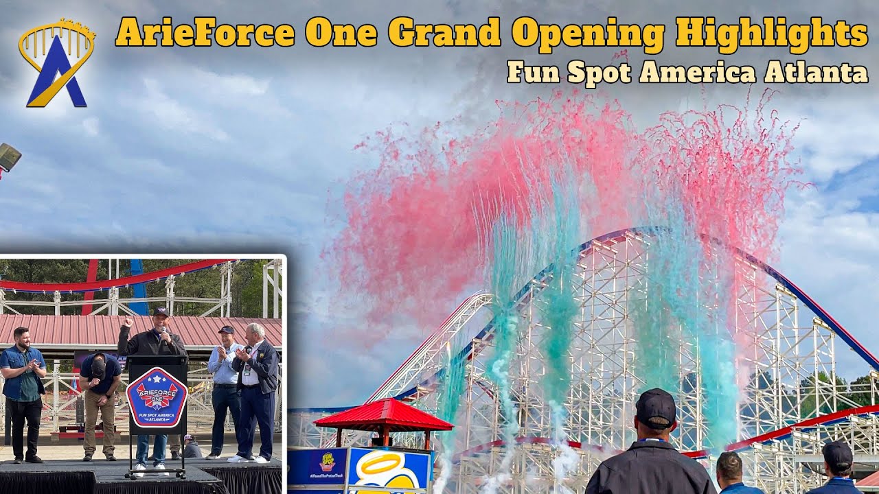 ArieForce One Grand Opening Highlights with Daytime Fireworks at Fun ...