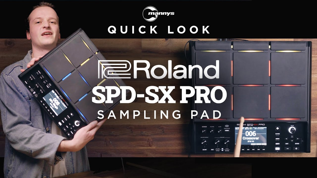 Quick Look: New Roland SPD-SX Pro Sampling Pad! - YouTube