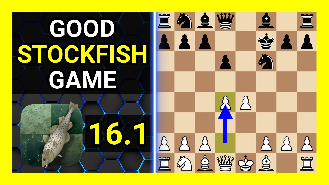 Good Stockfish 16.1 Chess Game, Russian Game, Cochrane Gambit, Center ...