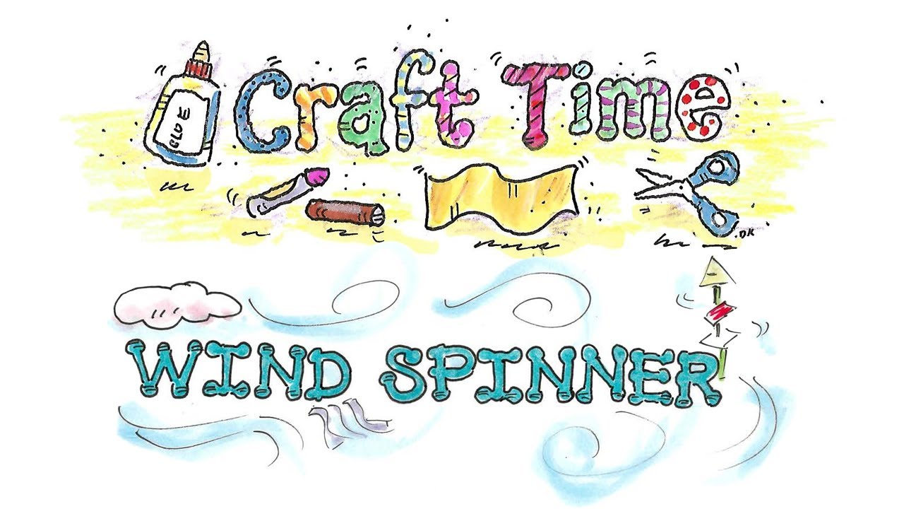Make a Windsock and Spinner Craft Activity - YouTube