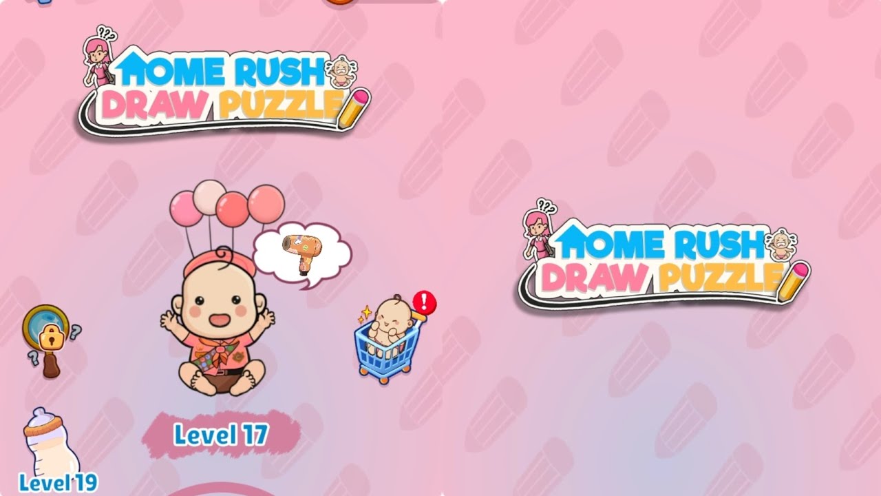 jogando um pouco de home Rush draw puzzle 🥰 - YouTube