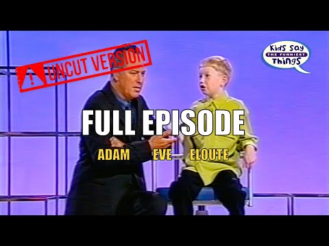 KIDS SAY THE FUNNIEST THINGS - UNCUT - Michael Barrymore FULL EPISODE - Adam, Eve and Elouté