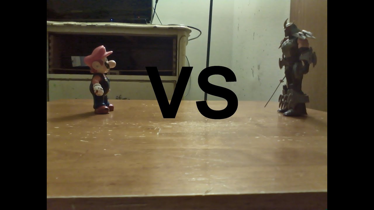 Super Mario VS The Shredder - Stop-Motion - 200th Video Special - YouTube