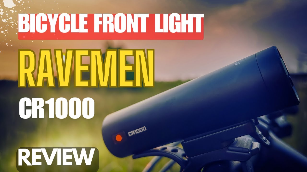 Ravemen CR 1000 Bicycle Front Light Review - YouTube
