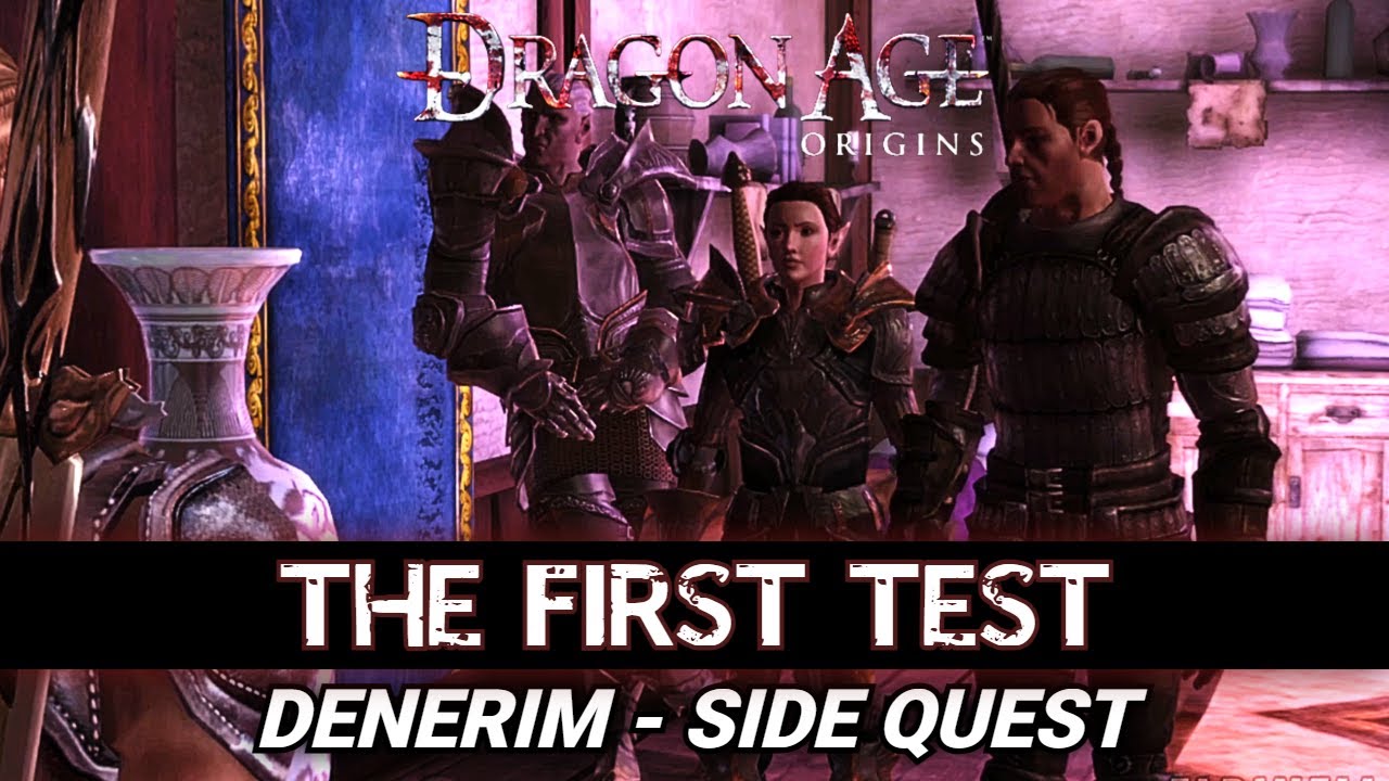 Trial Of The Crows - The First Test Quest (Walkthrough) | Dragon Age ...
