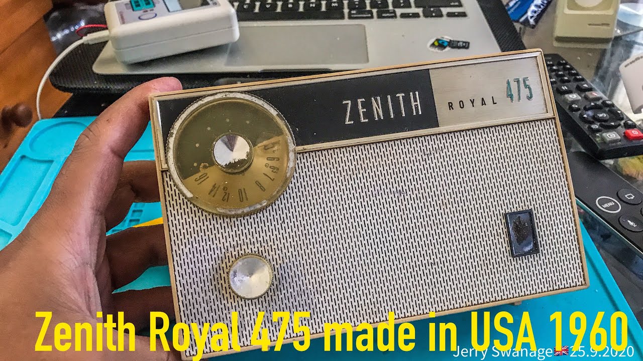 Zenith Royal 475 made in USA 1961 inspection long video The future ...