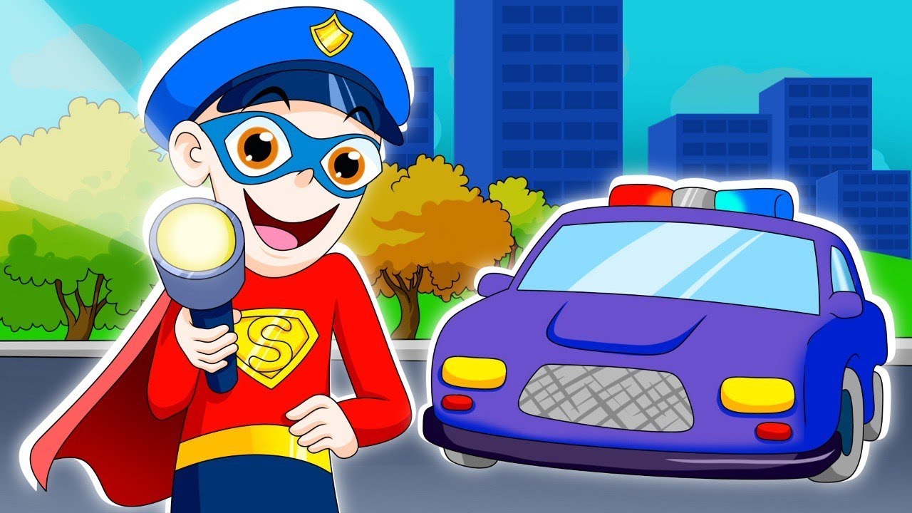 Policeman is Super Song | Kids Songs - YouTube