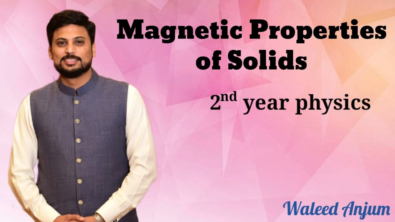 Magnetic properties of solids - YouTube