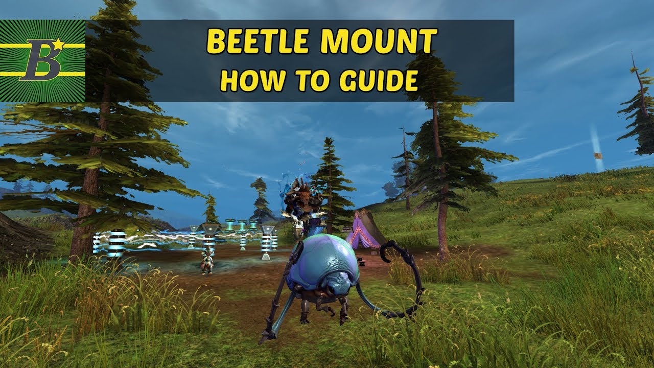 GW2 PoF - Getting the Roller Beetle Mount - Complete Journey - YouTube